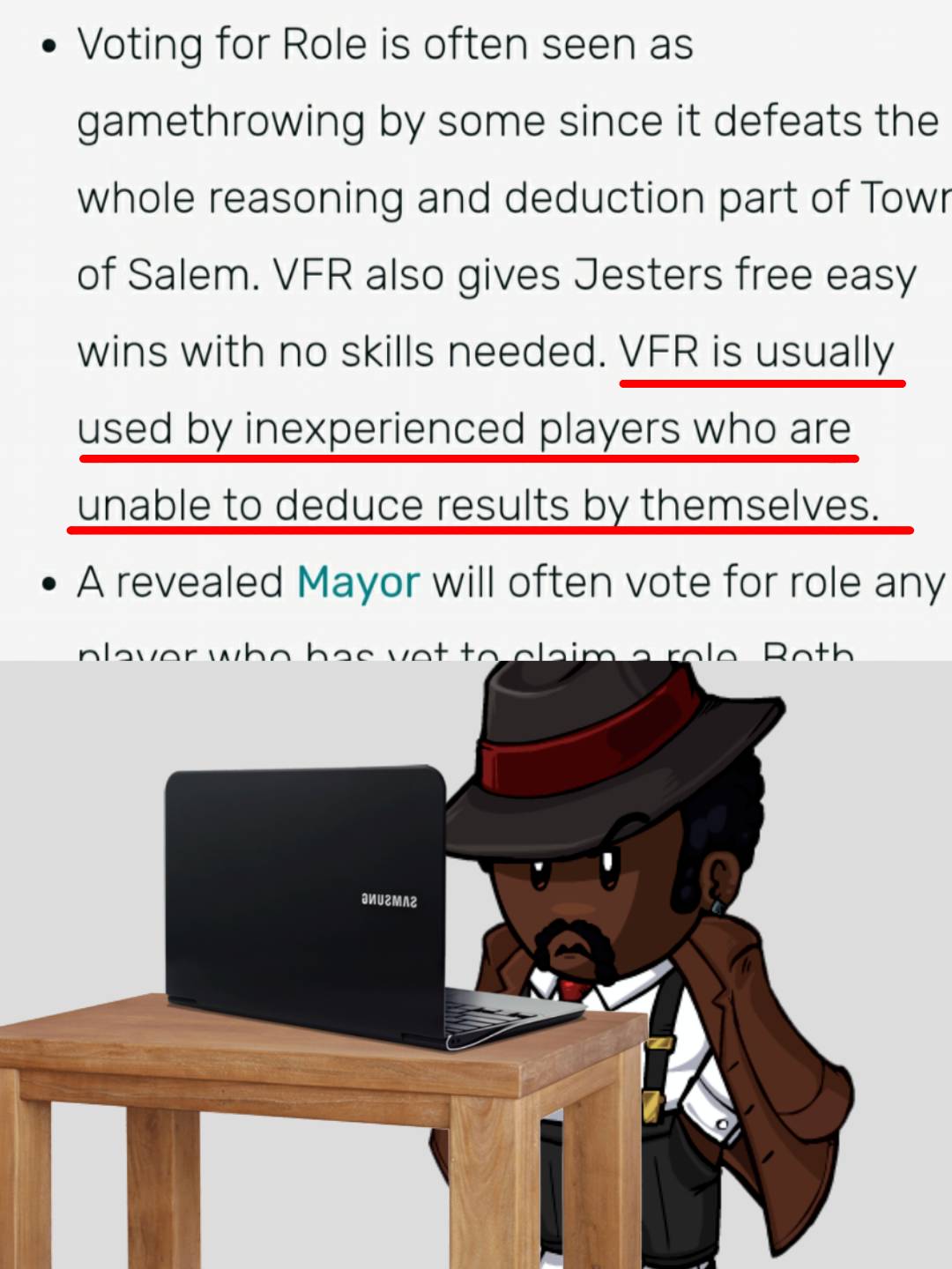 Butthurt Mafioso figured out how to edit the Wiki. | Scrolller