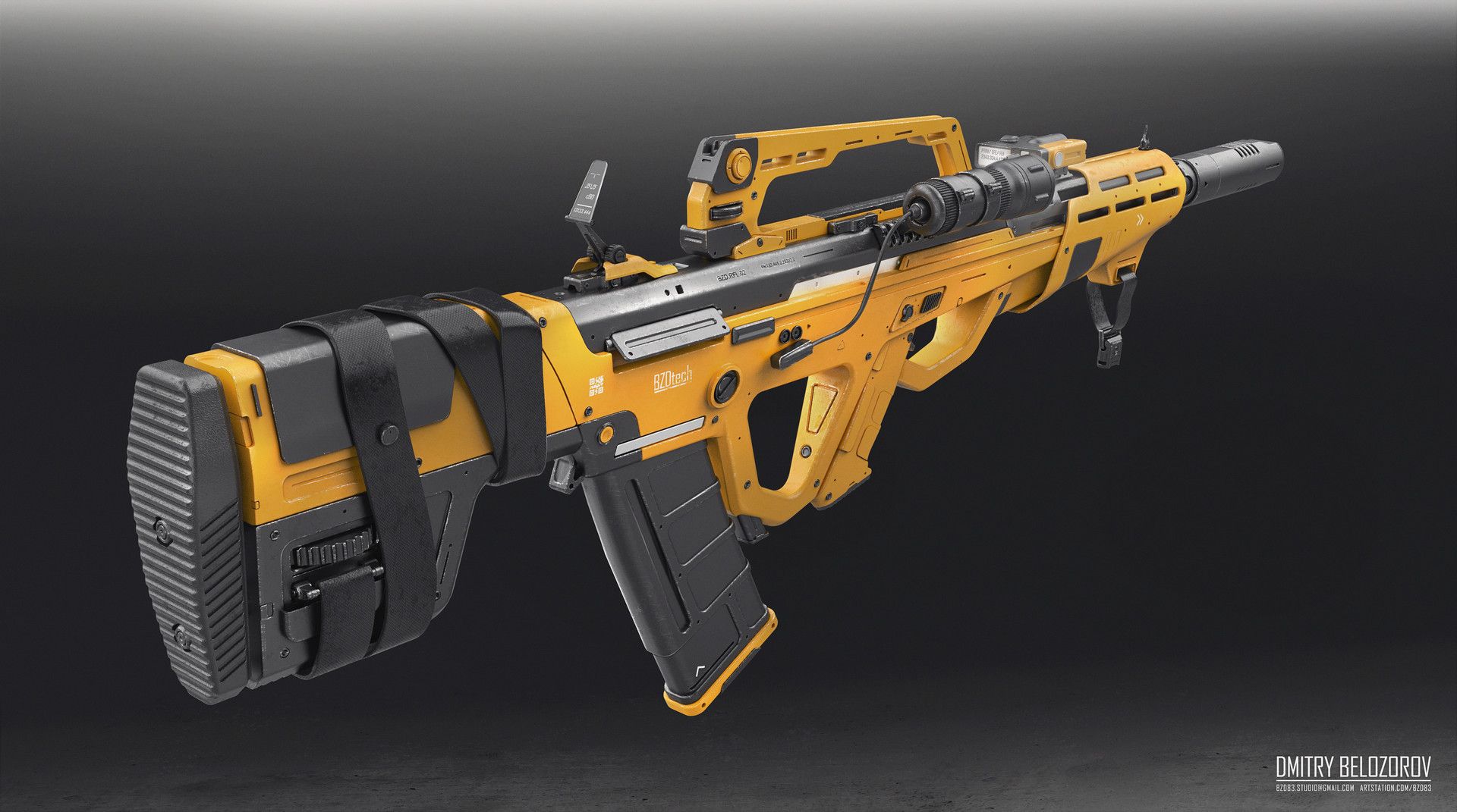BZD.RIFLE - 2. Concept weapon by Dmitry Belozorov | Scrolller