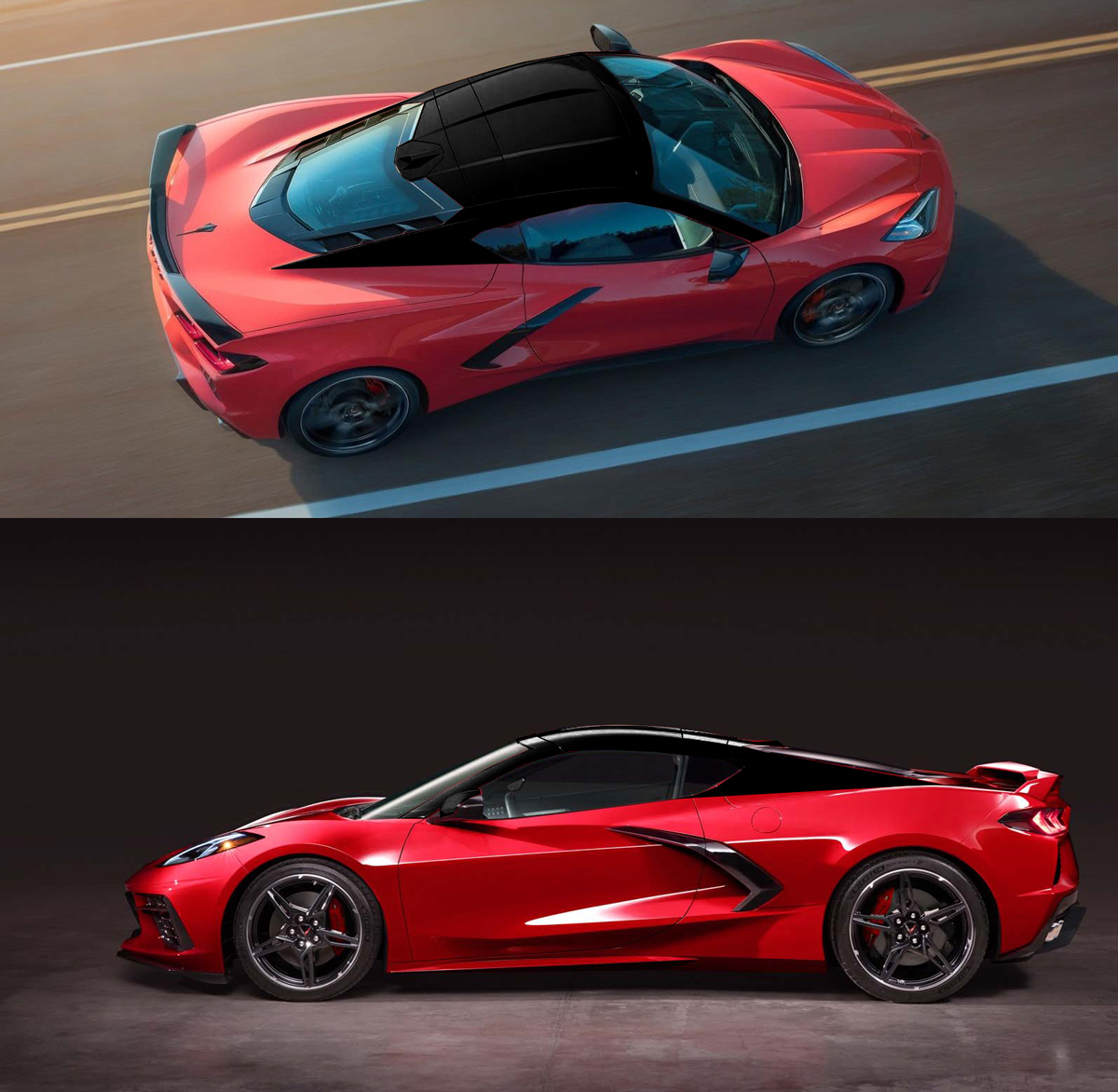 C8 Corvette looks great with the top blacked out | Scrolller