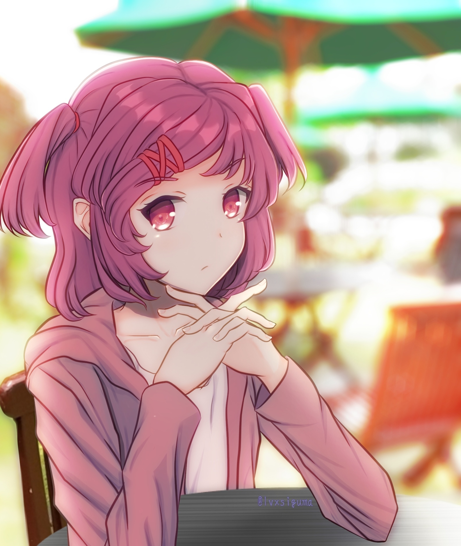 Cafe break. [Doki Doki Literature Club!] | Scrolller