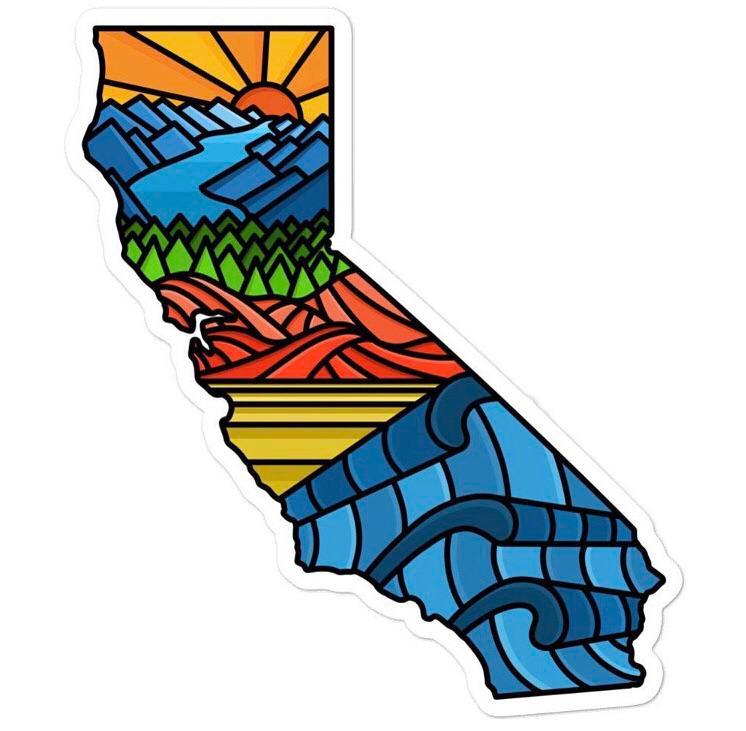 California sticker design I just finished | Scrolller
