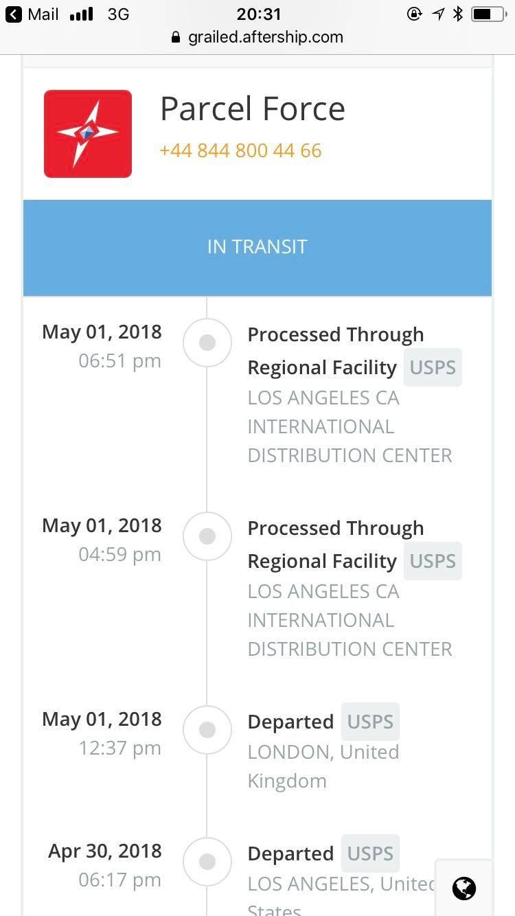 Can anyone shed some light on why my package(shipped internationally from the US) appears to ...