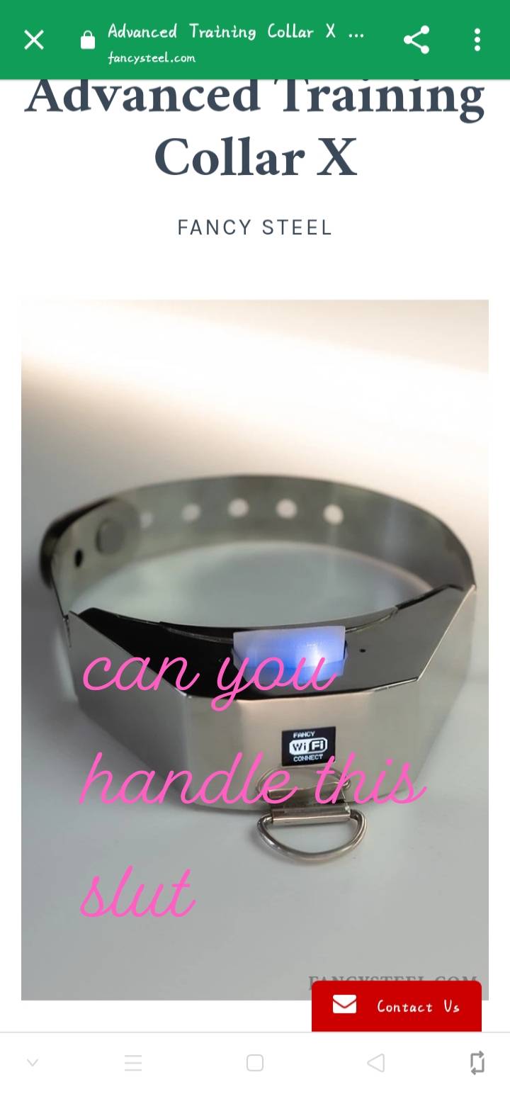 Masochist slave can you handle my collar ? | Scrolller