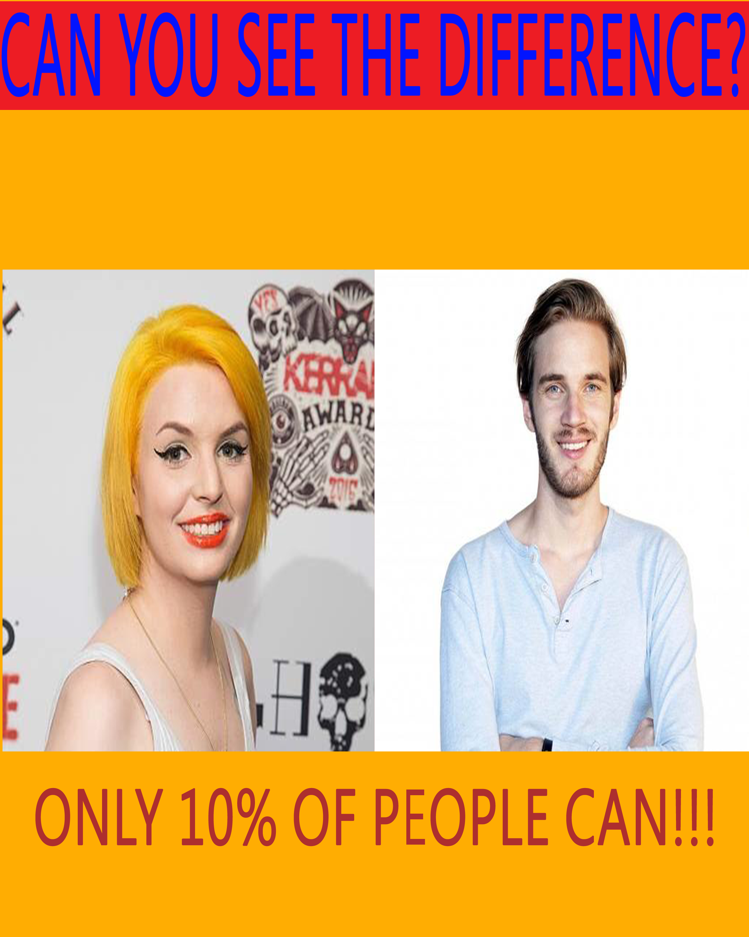 Can you see the difference? | Scrolller