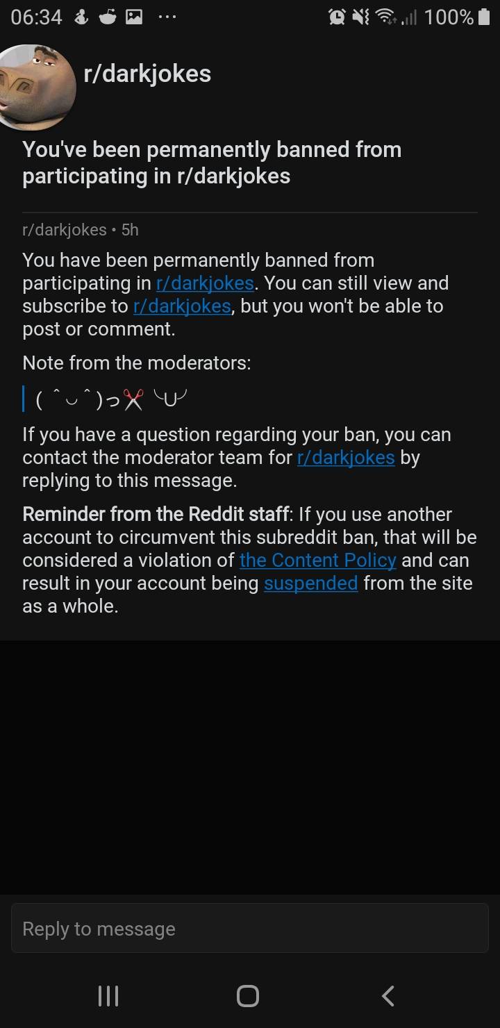 Can't handle dark humor apparently | Scrolller