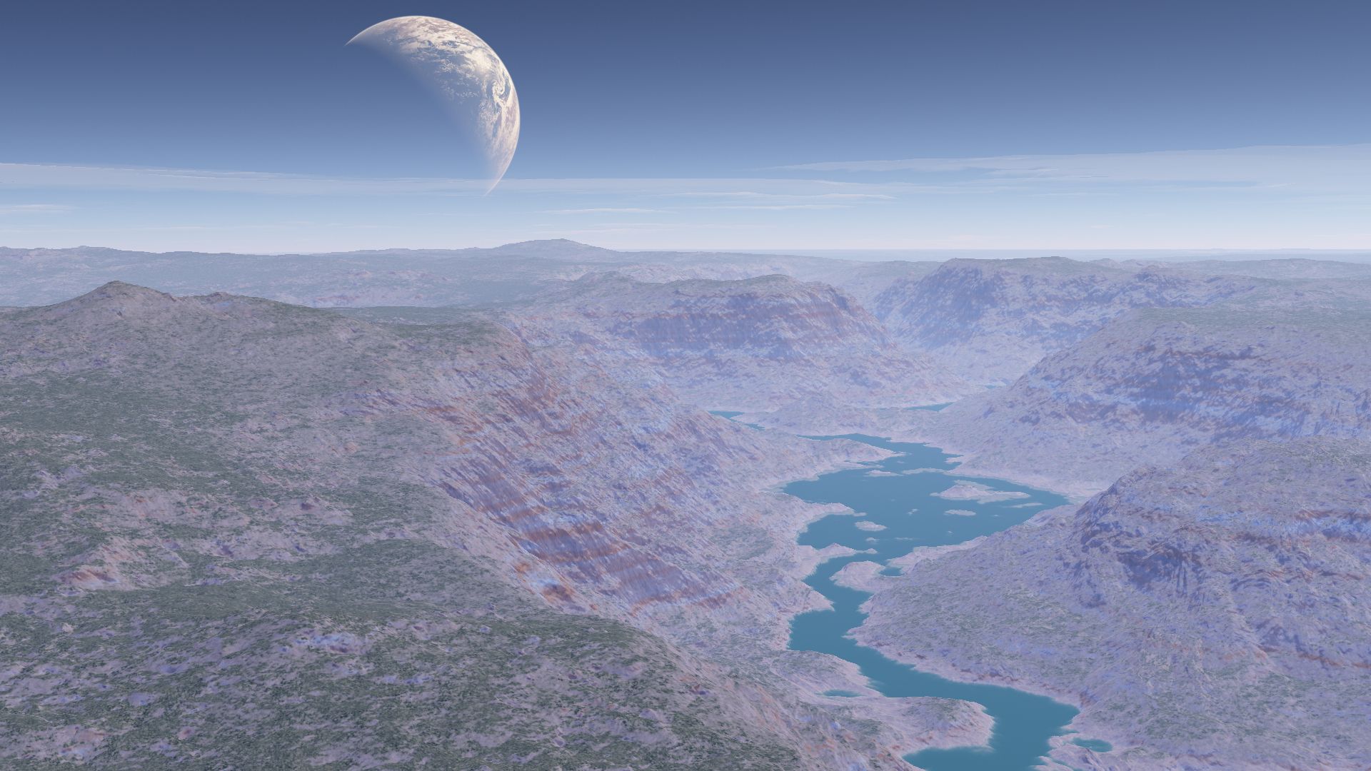Canyon on a binary terra | Scrolller