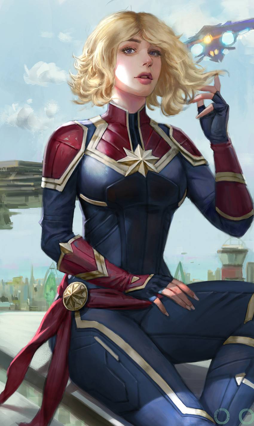 Captain Marvel by Joo | Scrolller
