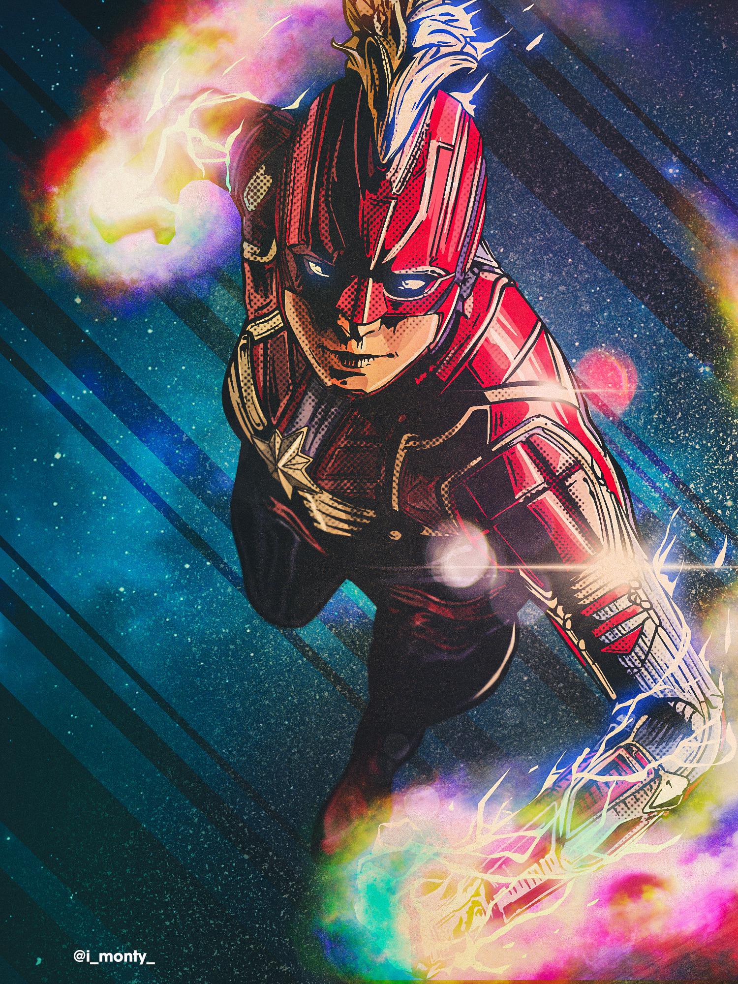 Captain Marvel By U Imonty11 Scrolller