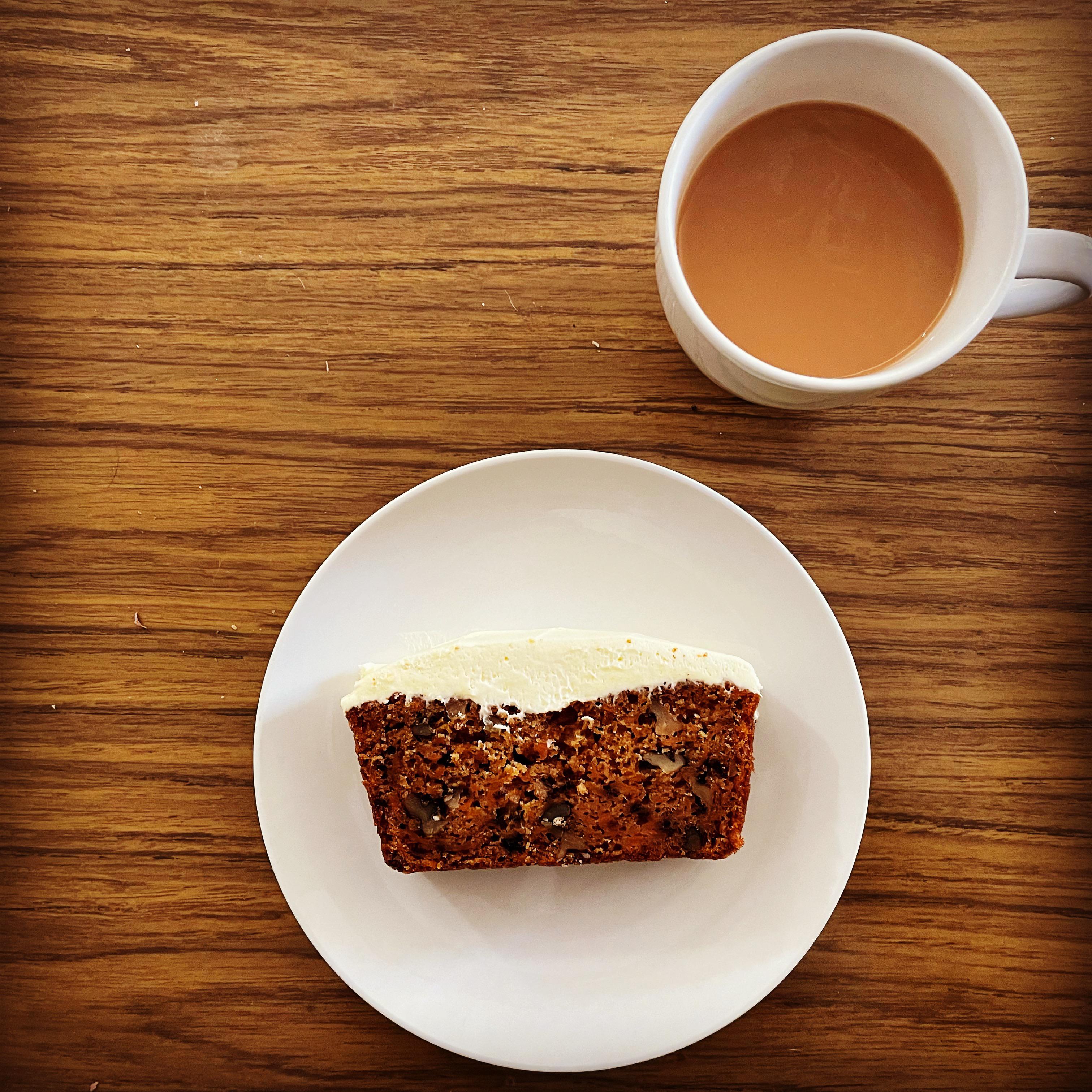 Carrot cake with lemon cream cheese frosting [Homemade] | Scrolller