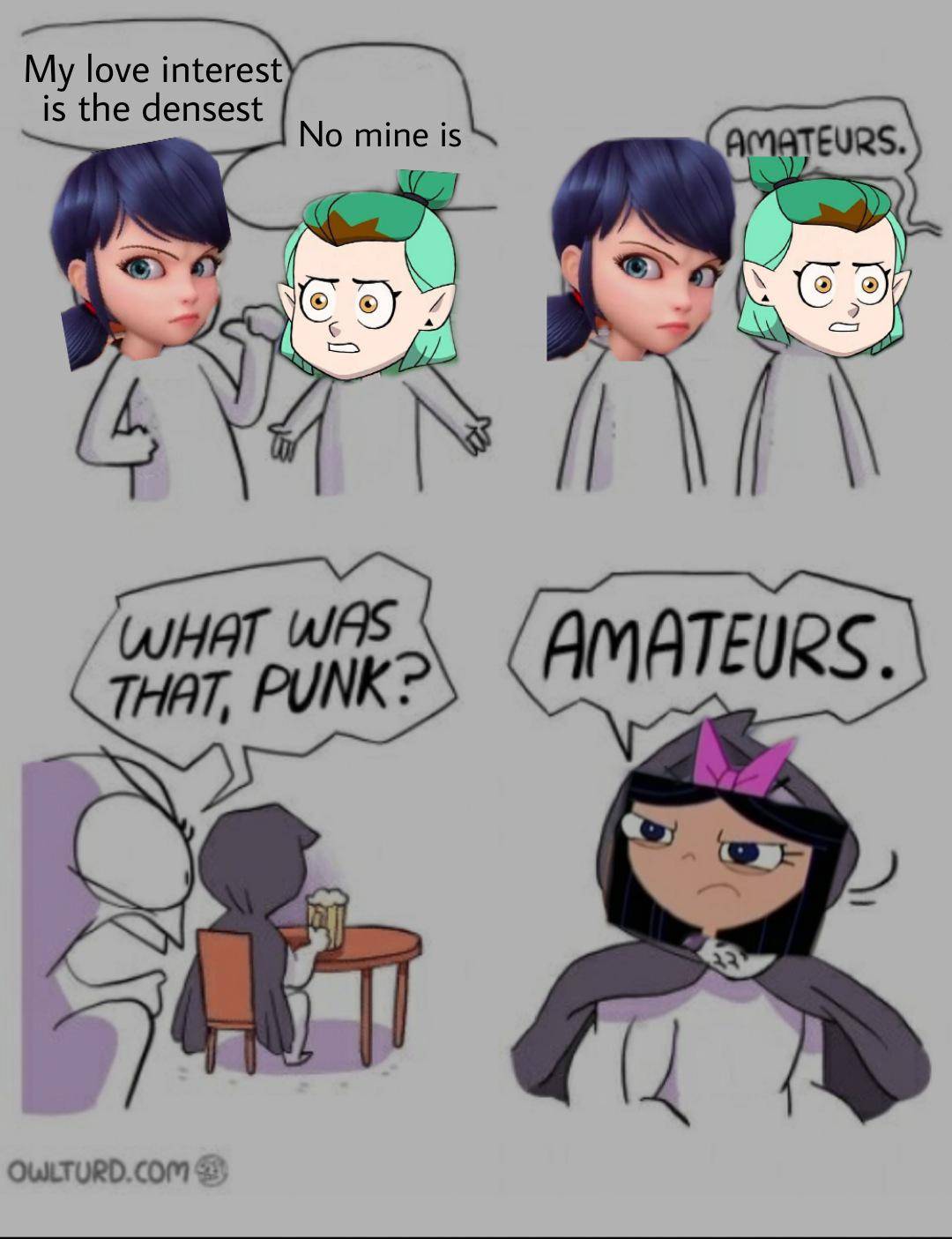 Cartoon girls with their dense crushes | Scrolller