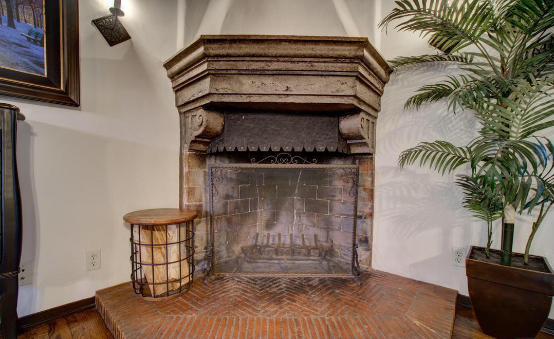Casey’s famous fireplace, now. | Scrolller