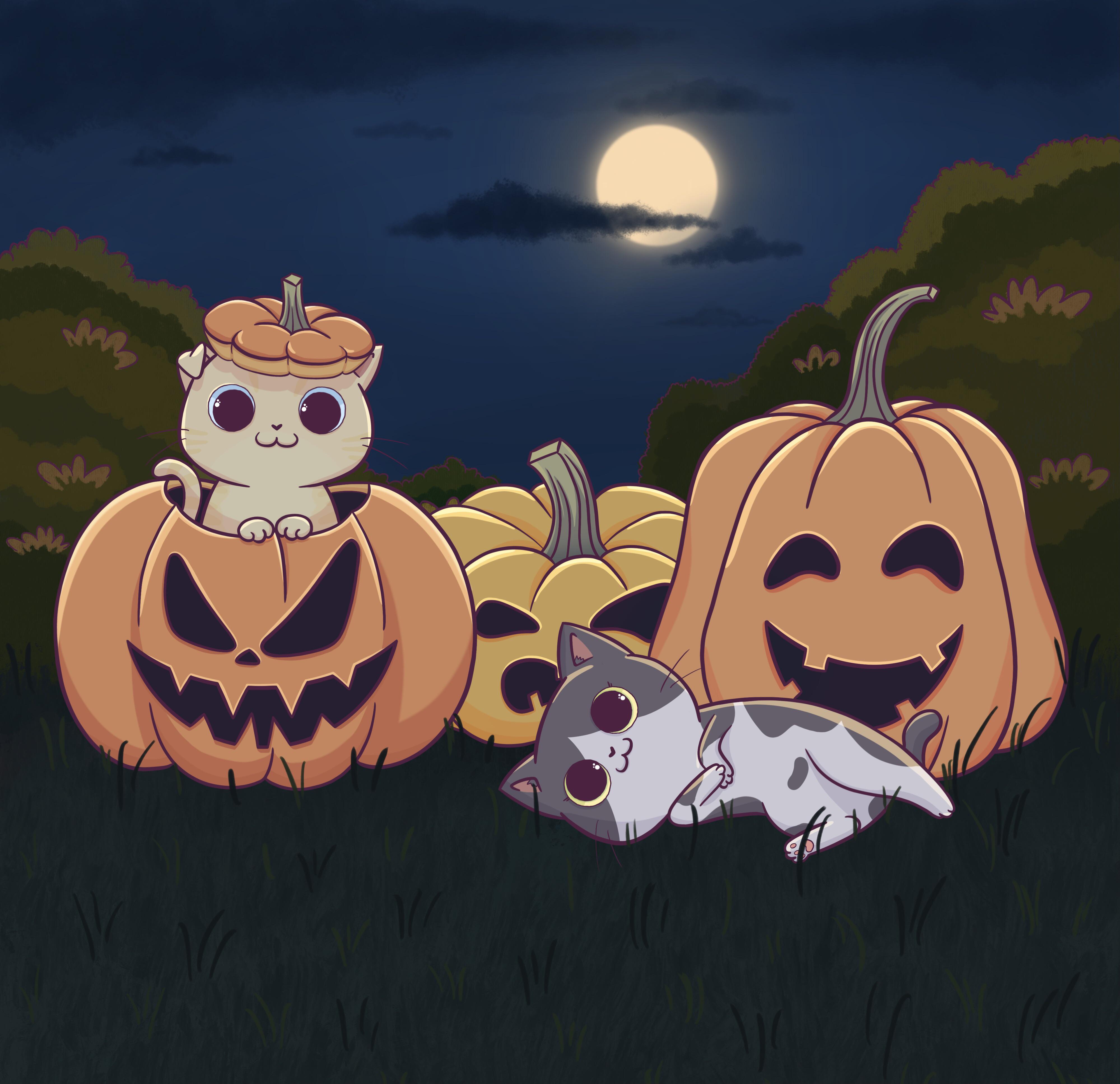 Casper and Luna, me , procreate, 2020 | Scrolller