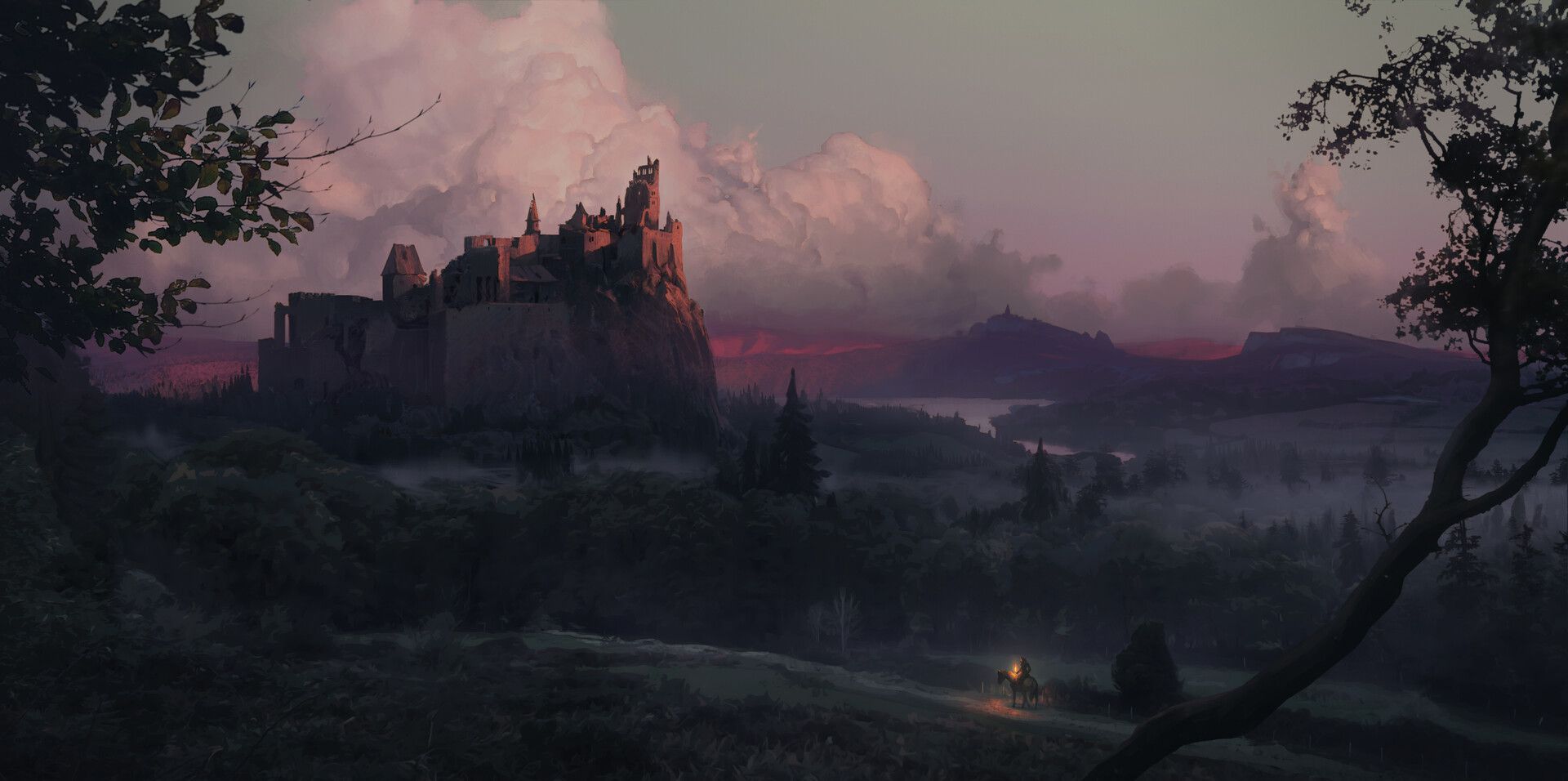 Castle Dusk by Jeremy Paillotin | Scrolller