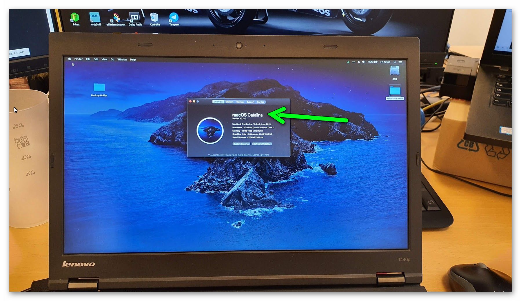 Catalina@t440p success .... Updated like a real Mac. | Scrolller