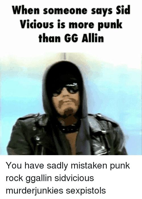 Cause Sid Vicious was just a yogurt | Scrolller