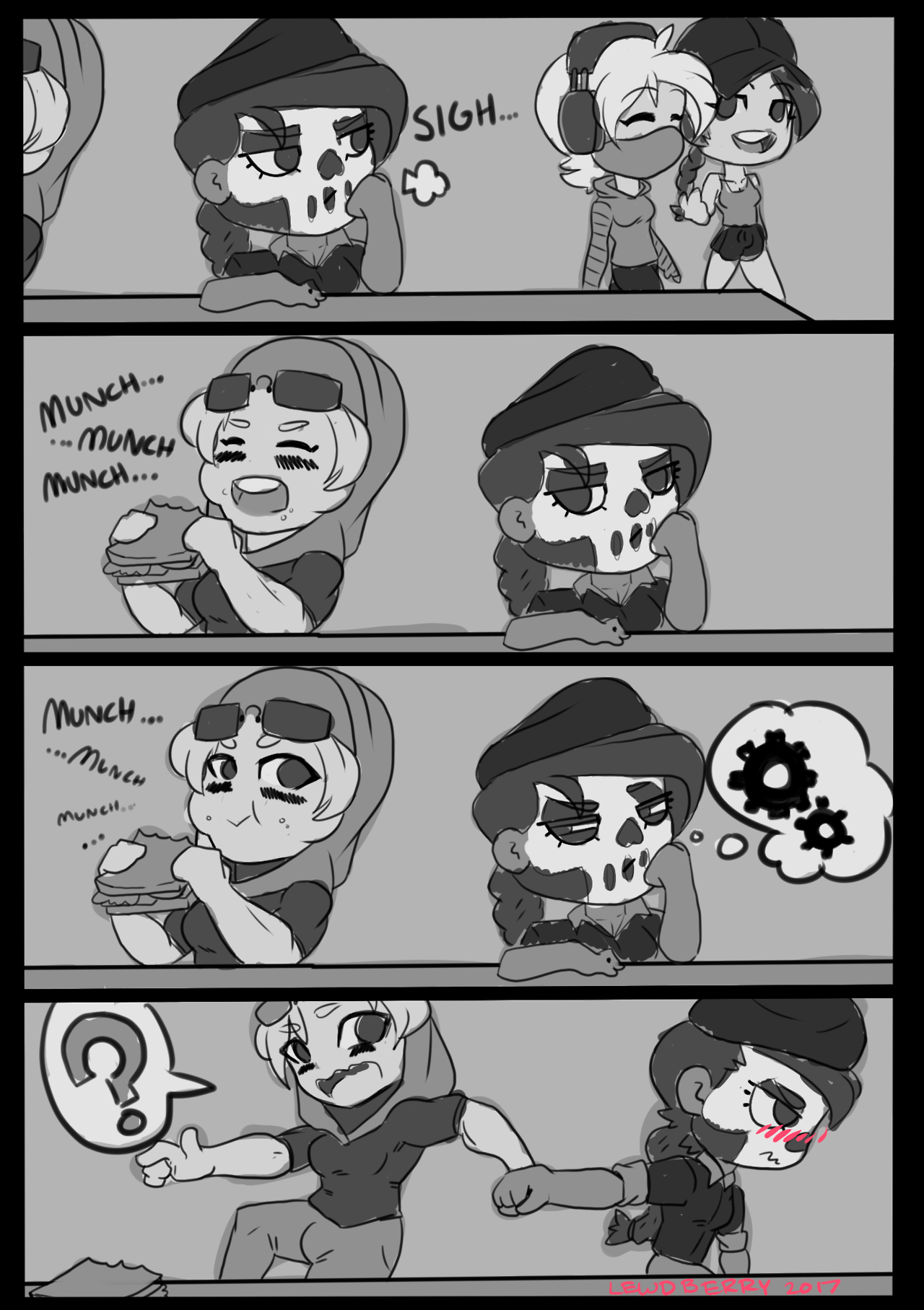 Caveira and Futa Valkyrie Comic [ Ash, IQ ] | Scrolller