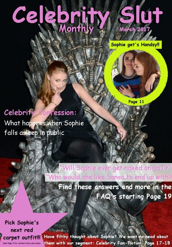 Celebrity Slut Monthly- March Edition (Fake Magazine) | Scrolller