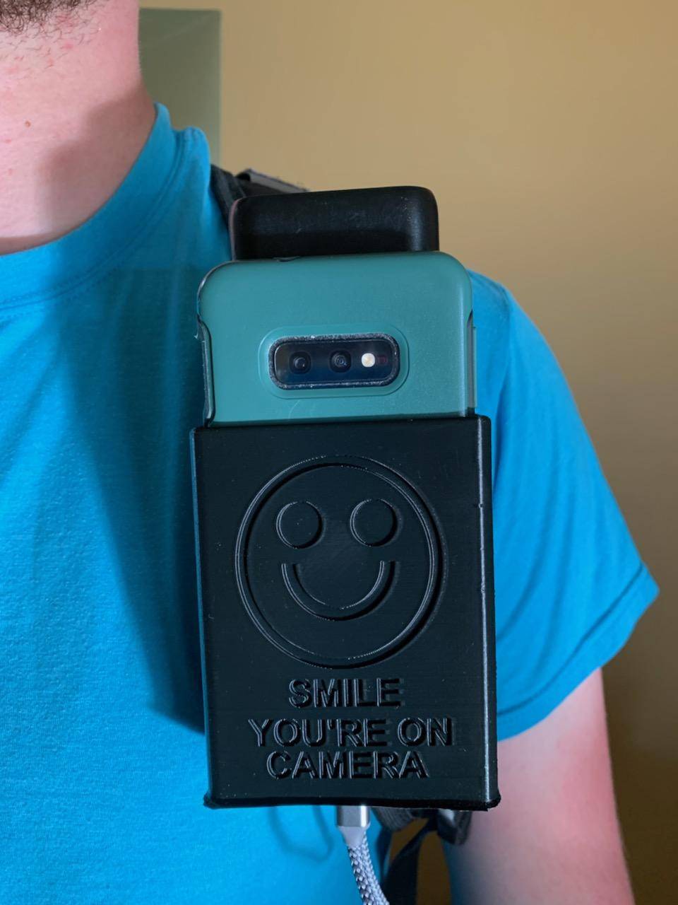 Cell Phone Body Cam with Battery Bank | Scrolller