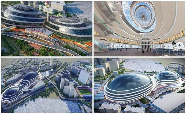 CGI Model of New Delhi Railway Station Redevelopment Project | Scrolller