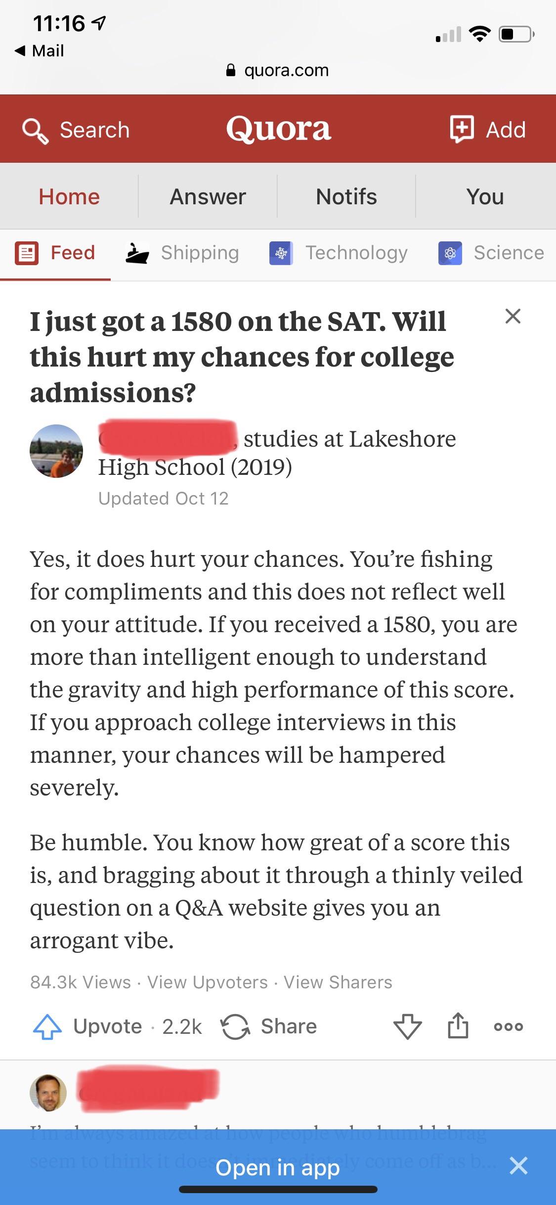 ChanceMe in a nutshell | Scrolller