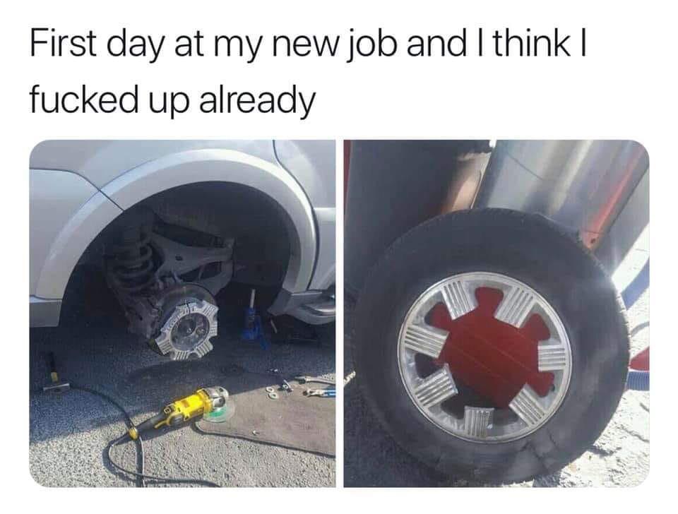 Changing a tire | Scrolller