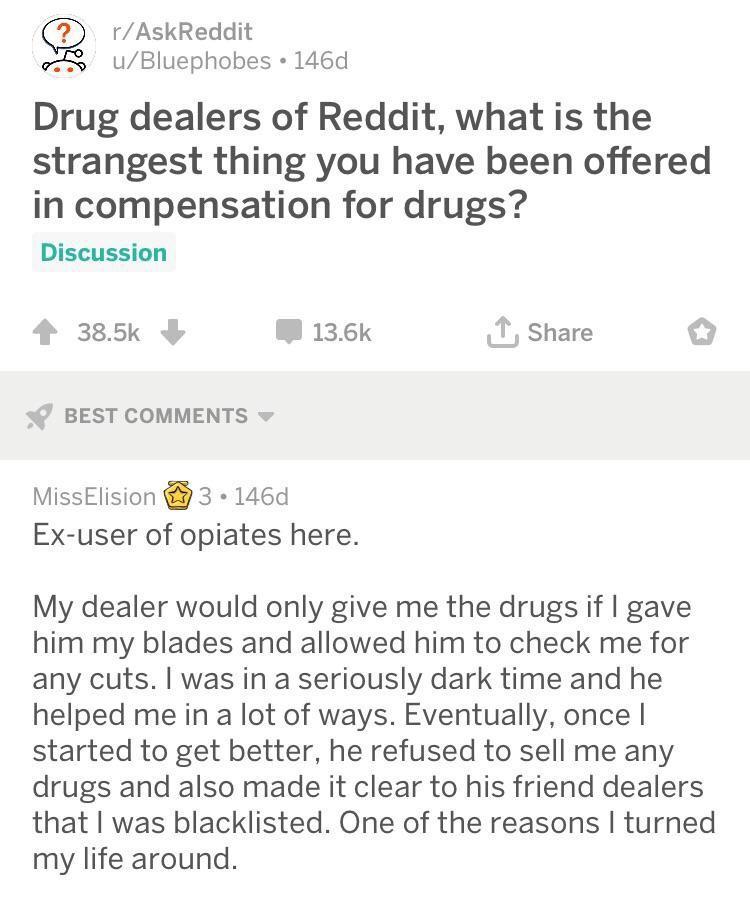 Chaotic good drug dealer | Scrolller