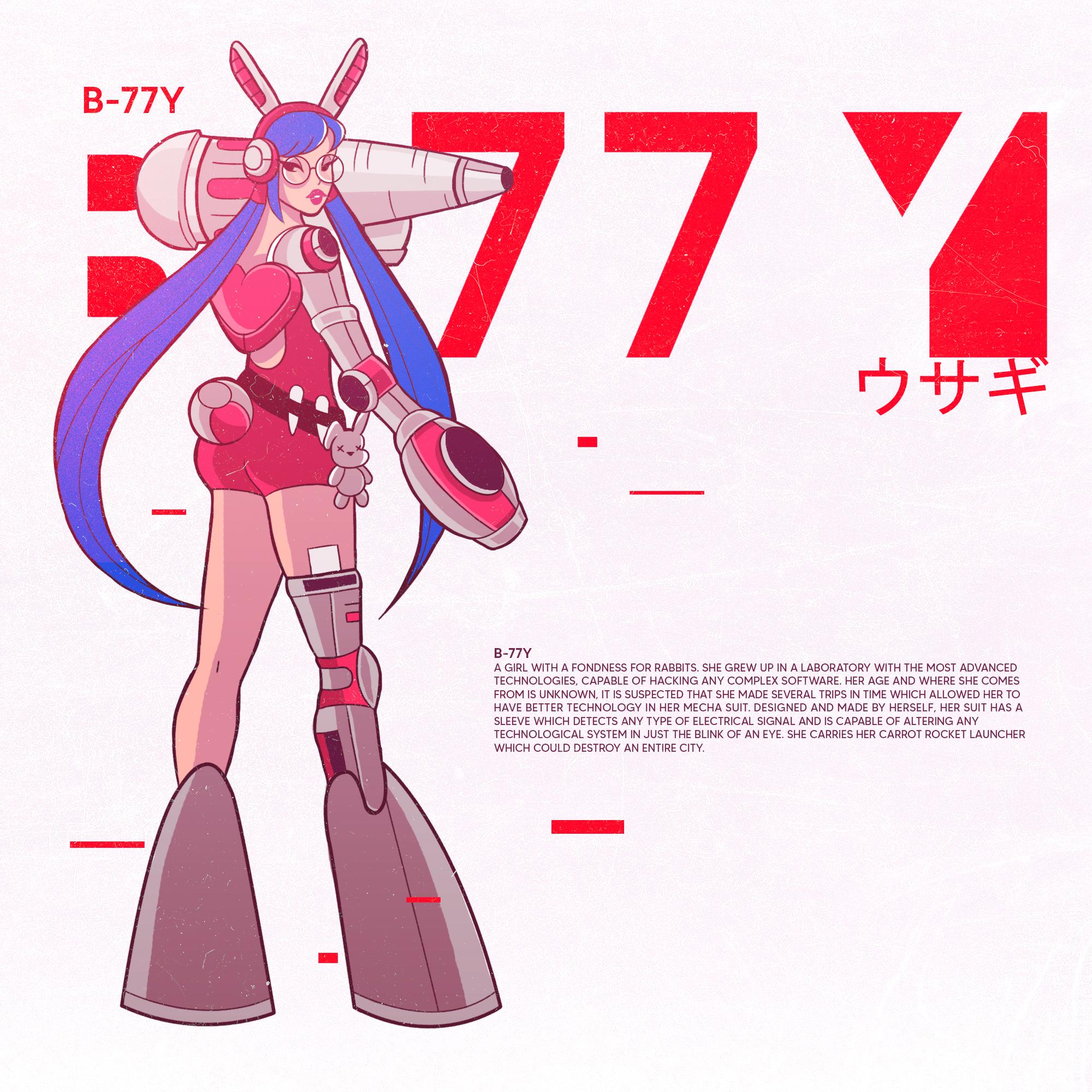 Character Design B-77Y | Scrolller