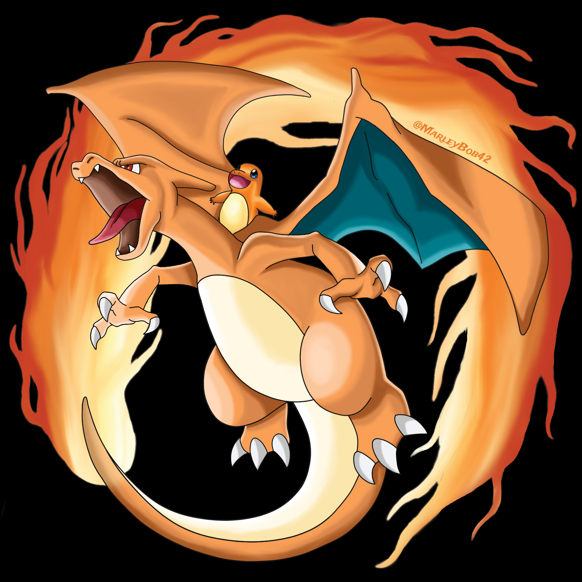 Charizard and Charmander: Father/Son Bonding | Scrolller