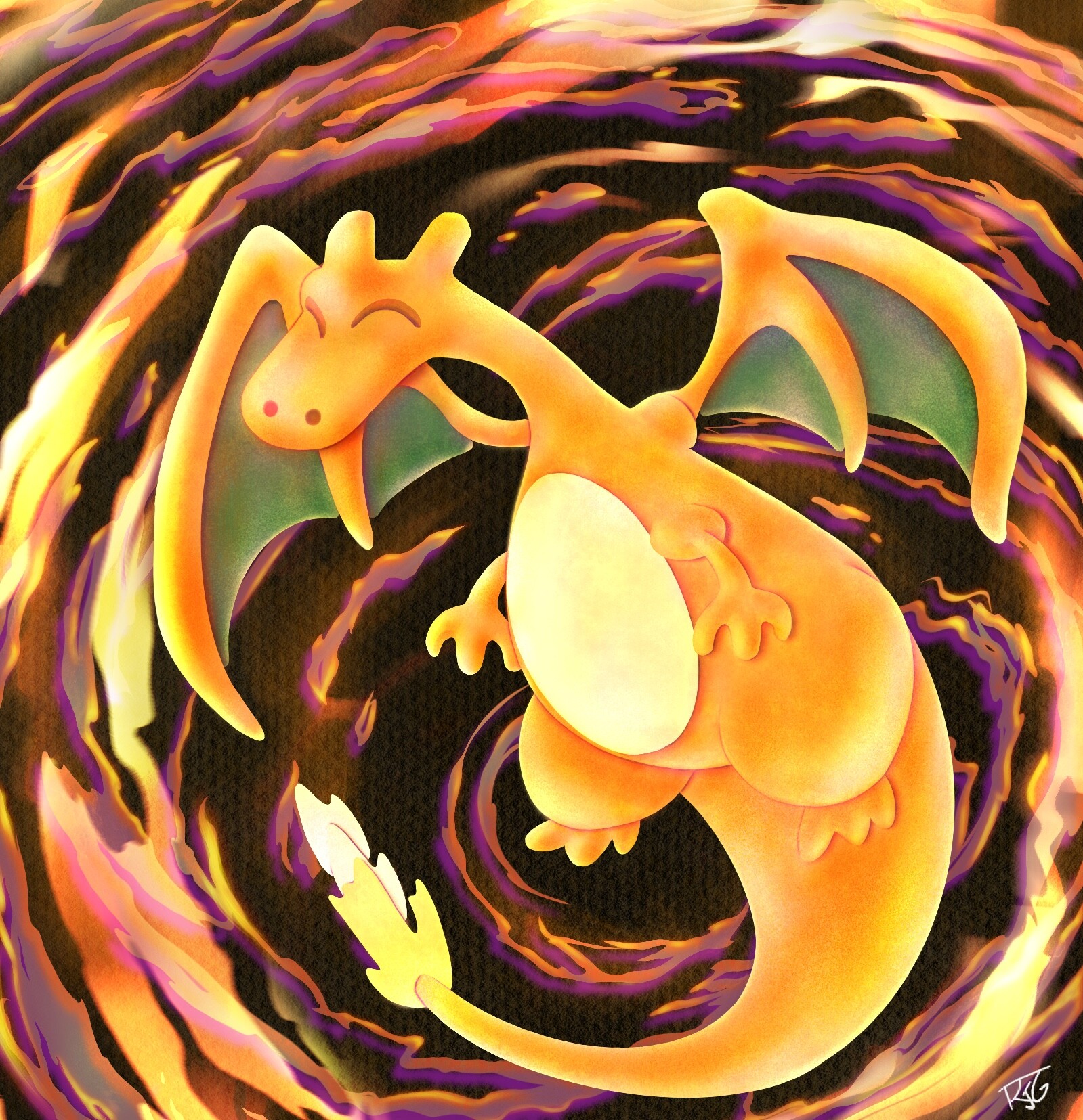 Charizard by R J G | Scrolller