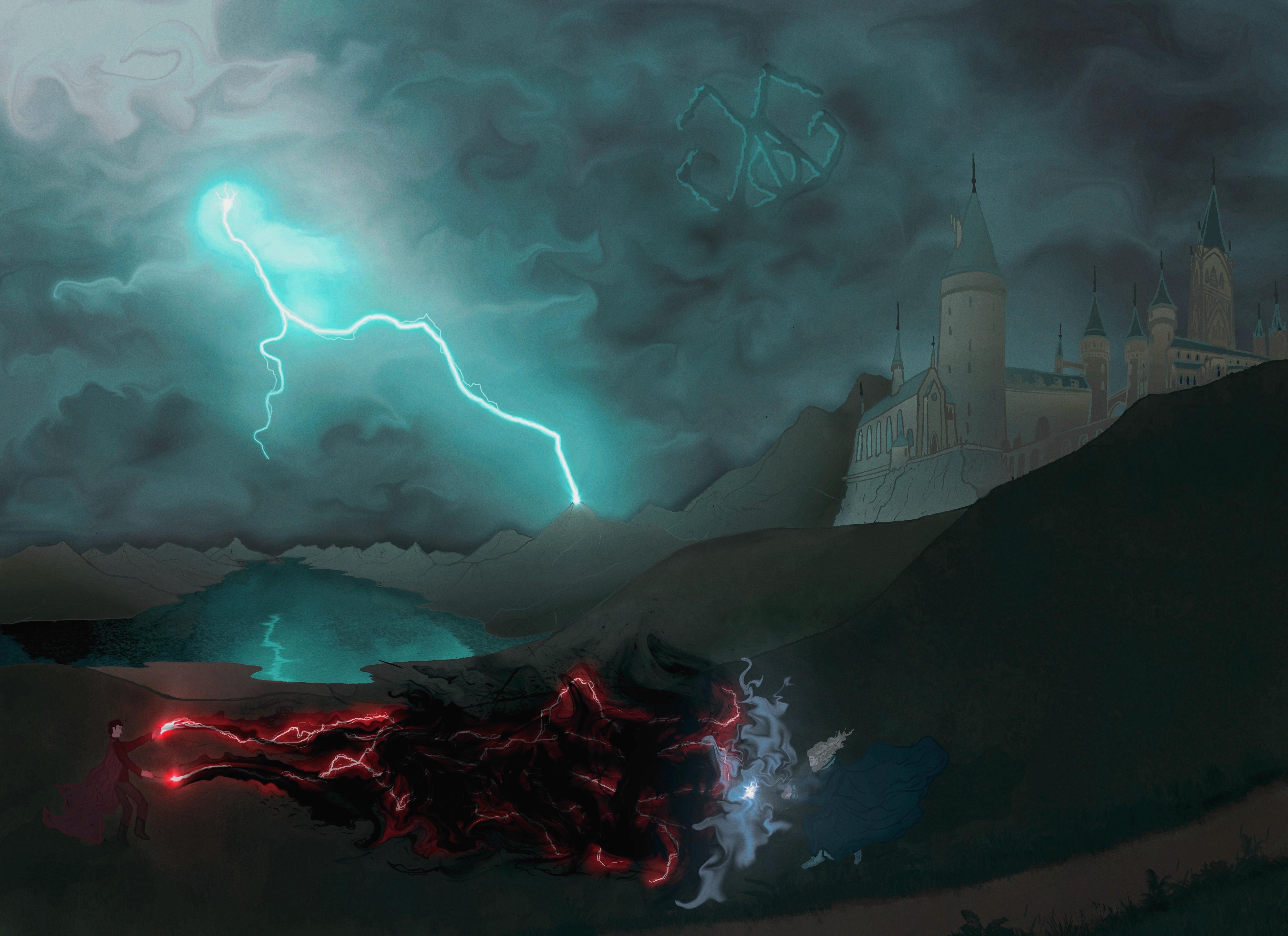 Check out the finished version of my artwork depicting the fight ...