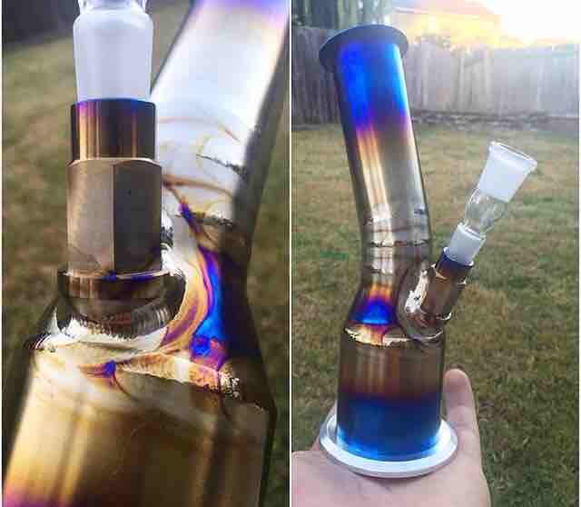 check out this titanium bong | Scrolller