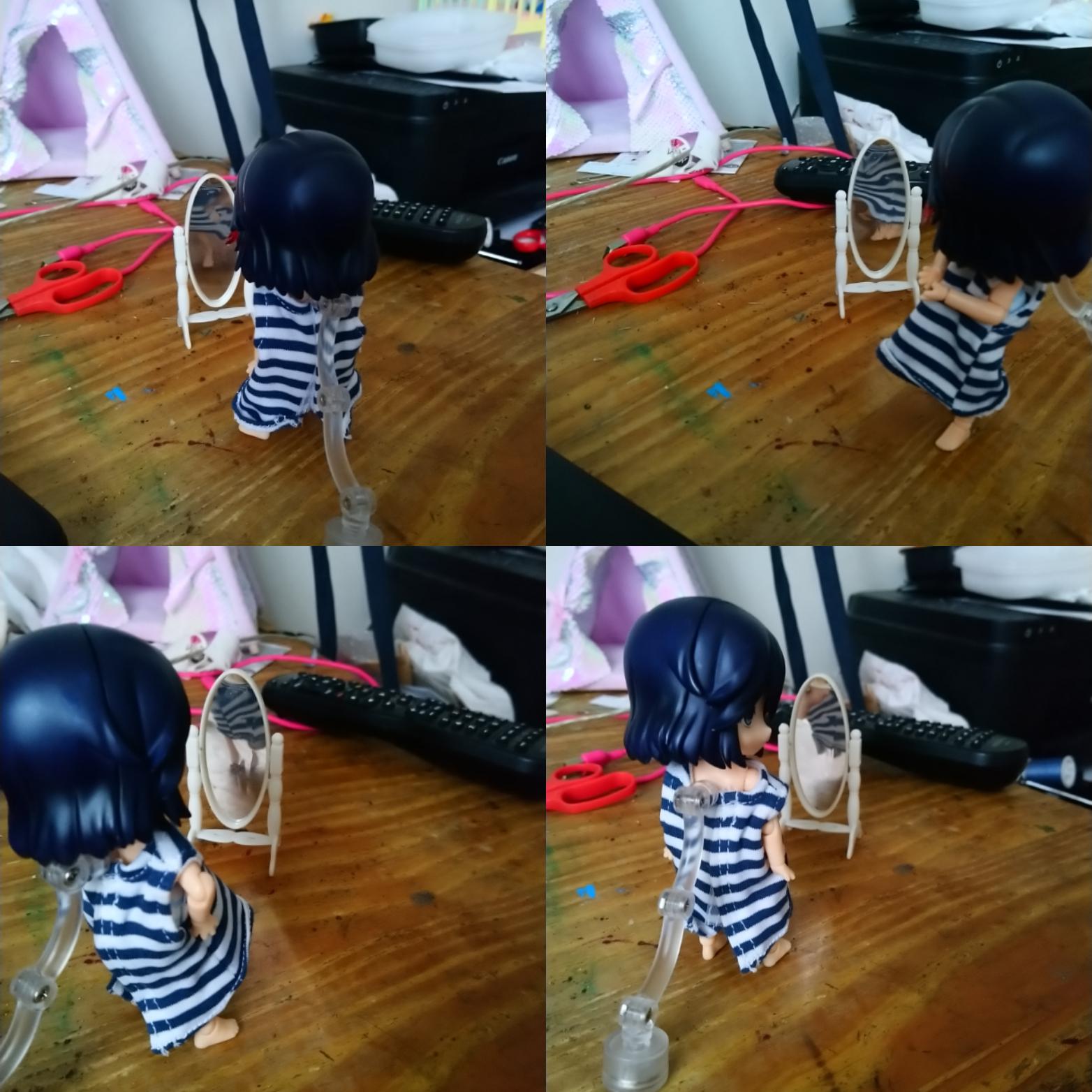 Checking out her looks. | Scrolller