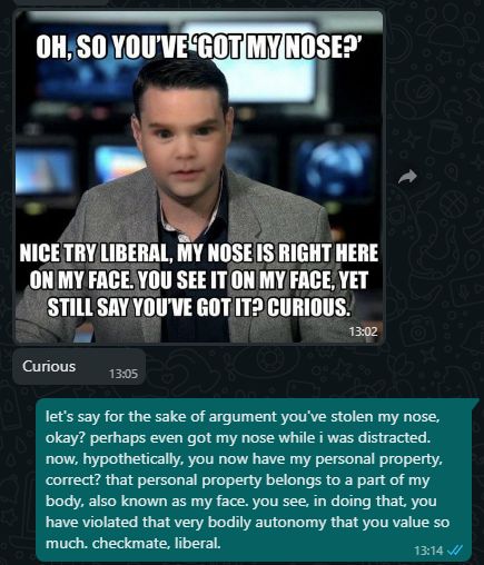 checkmate liberal | Scrolller