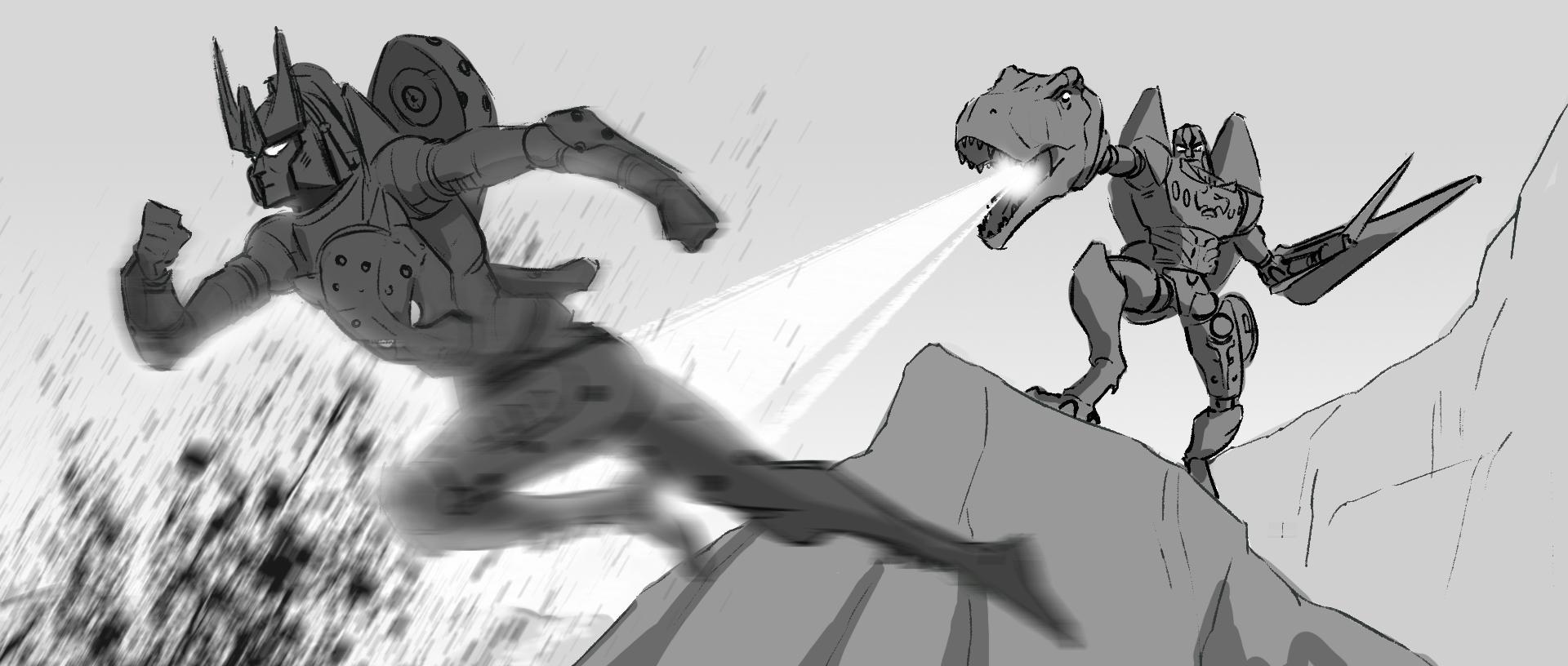 Cheetor vs. Megatron [Fan Art] [OC] | Scrolller