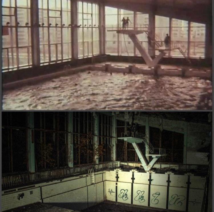 Chernobyl before and after the meltdow... | Scrolller