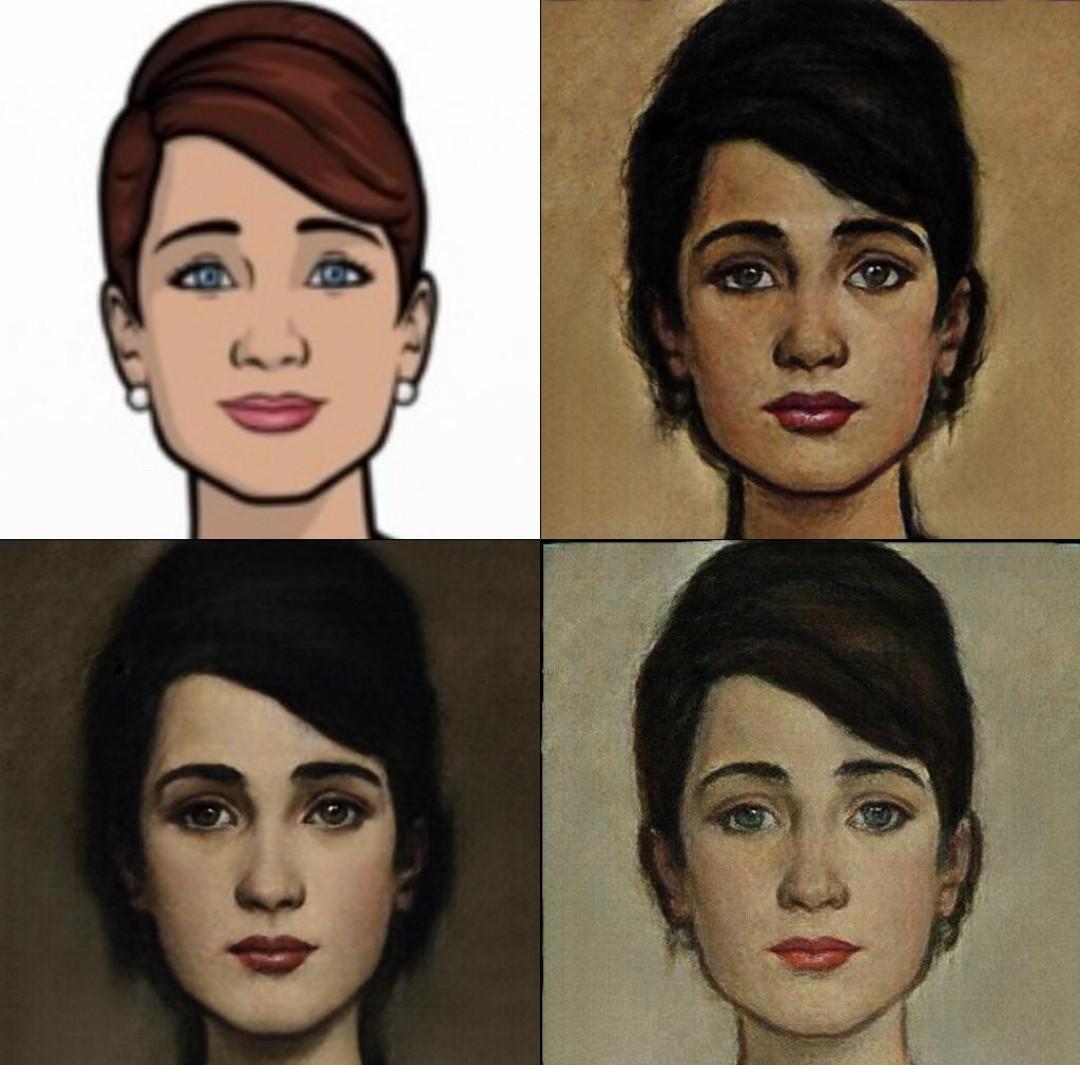 Cheryl Tunt By Portraitai Scrolller