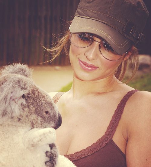 Cheryl with a koala | Scrolller