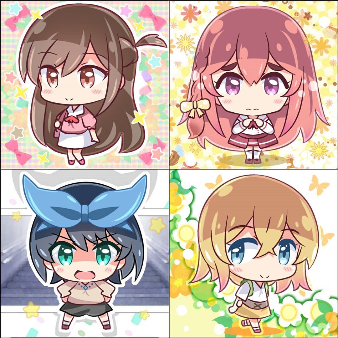 Chibi Art of the girls | Scrolller