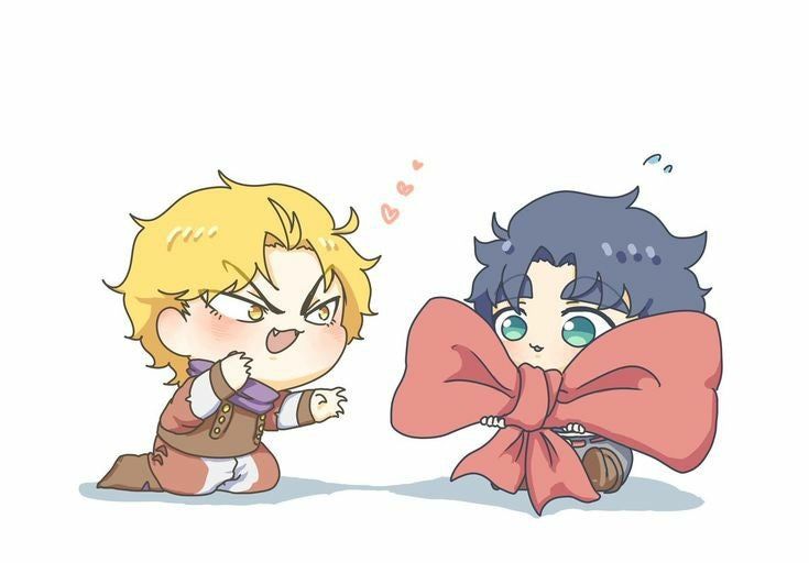 Chibi Jonathan and Dio. By @hokori_jojo [JoJo's bizarre adventures] | Scrolller