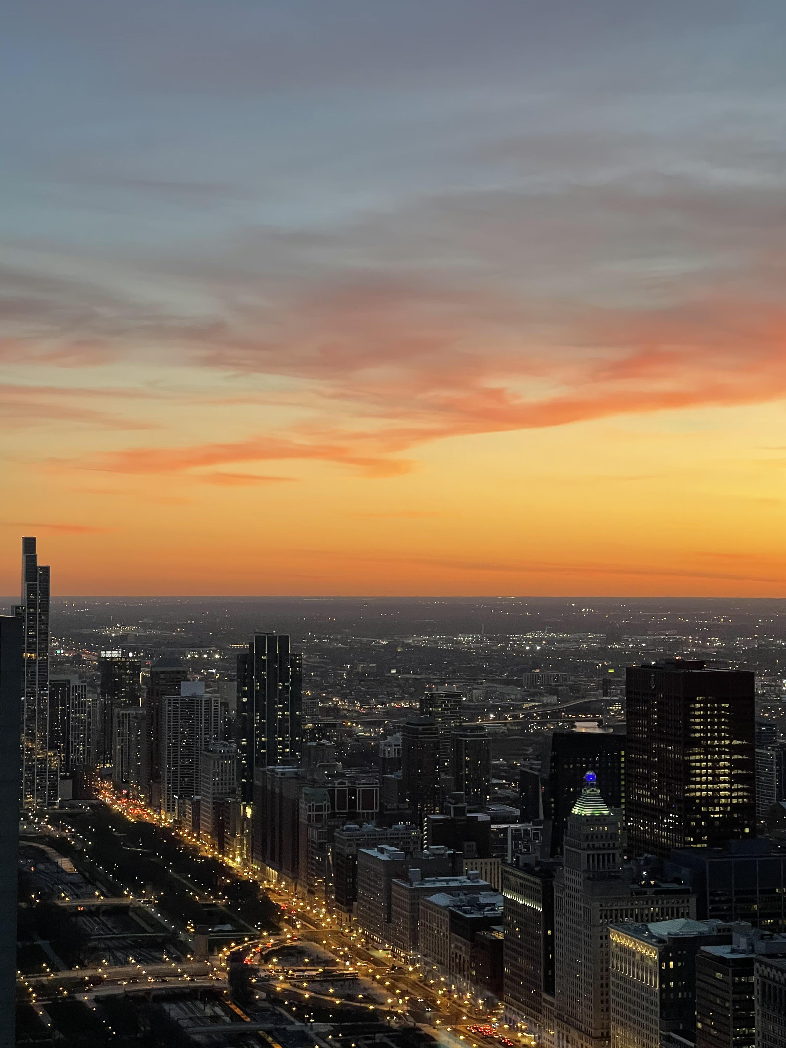 Chicago sunset | Scrolller