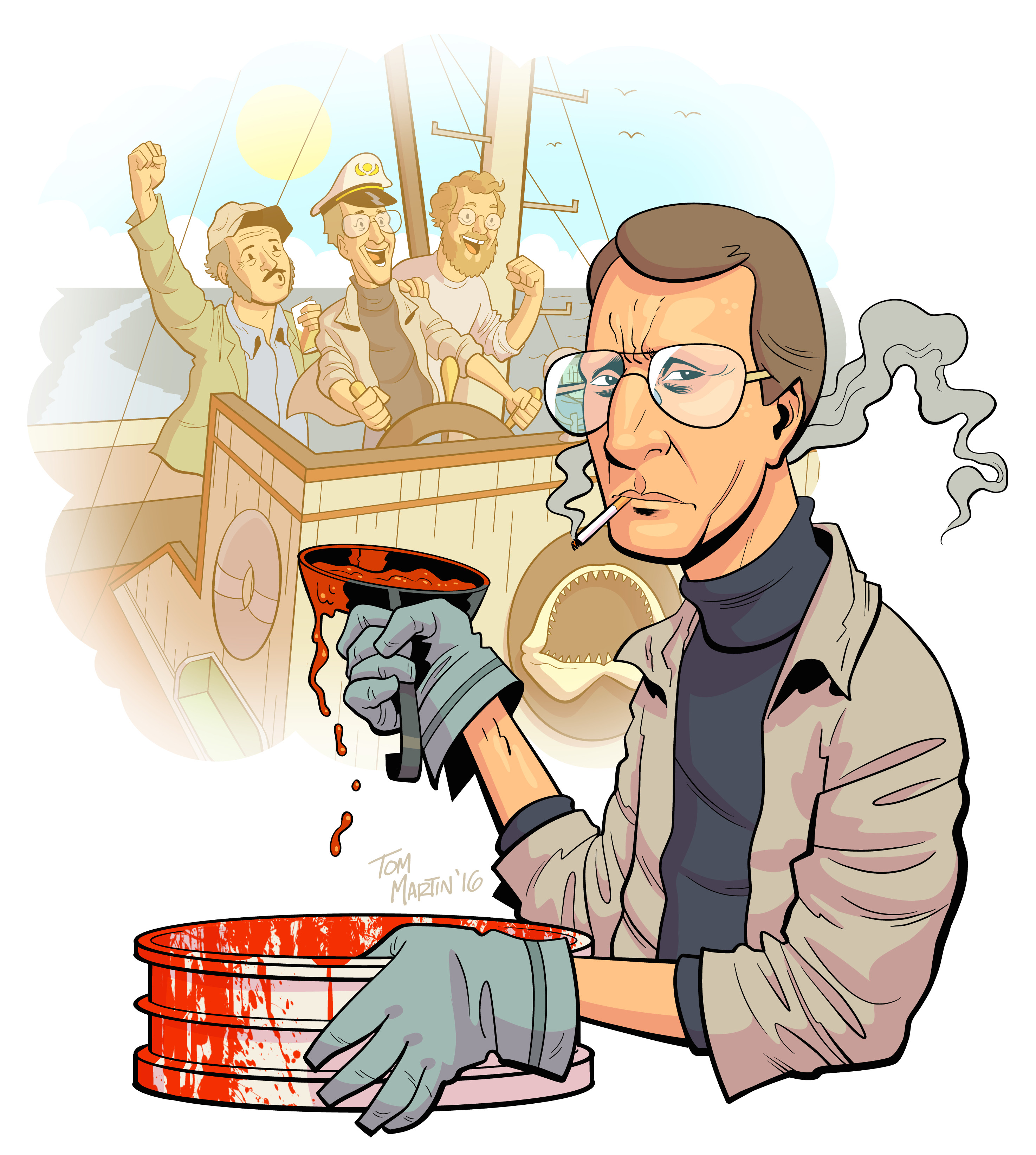 Chief Brody by Tom Martin | Scrolller