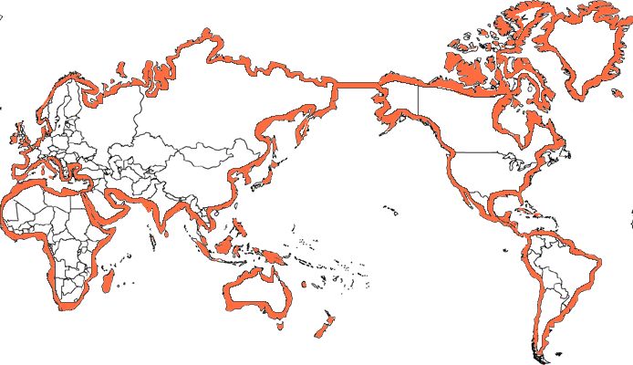 Chile achieves world domination by taking over all coasts | Scrolller