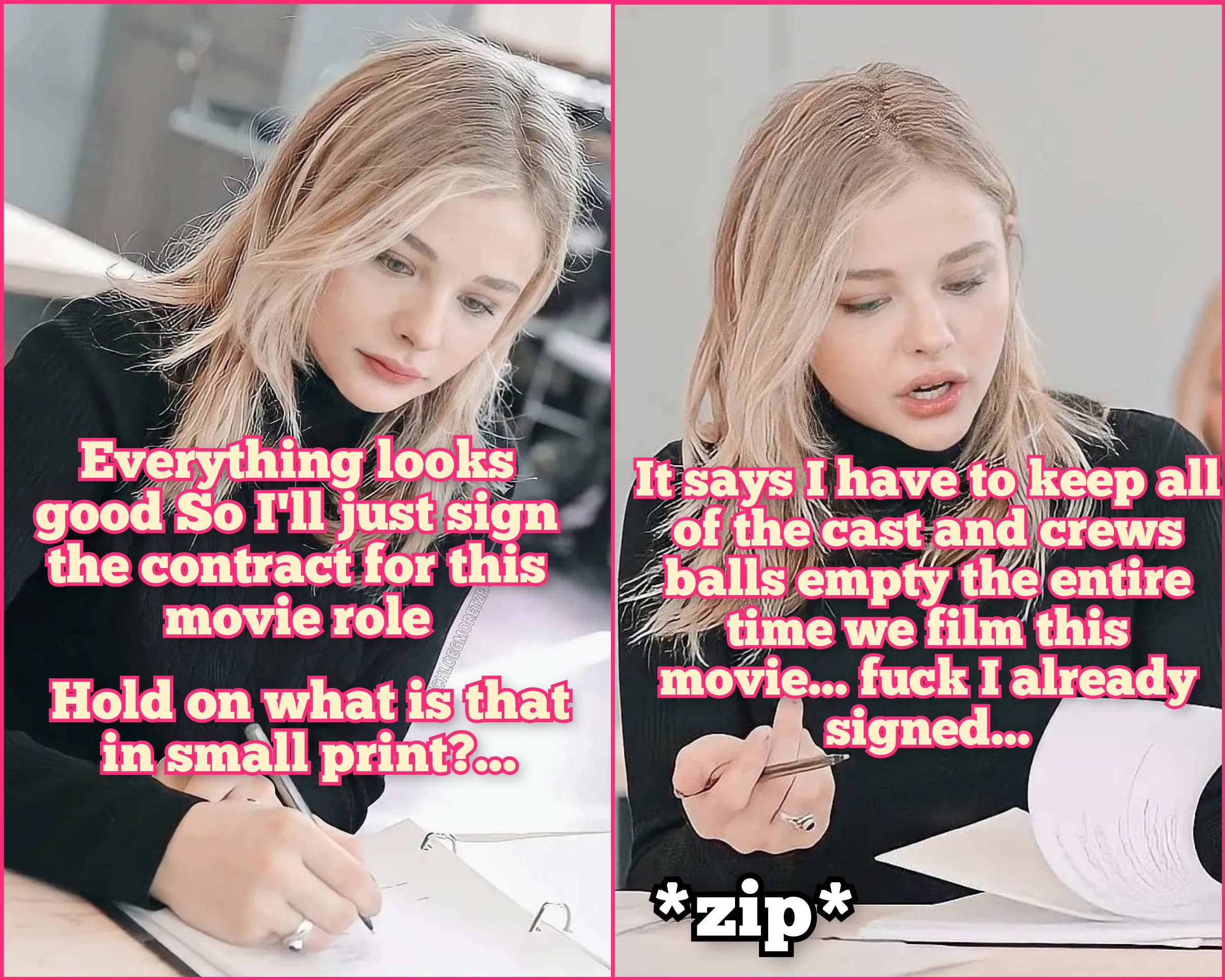 Chloe should read the final print | Scrolller