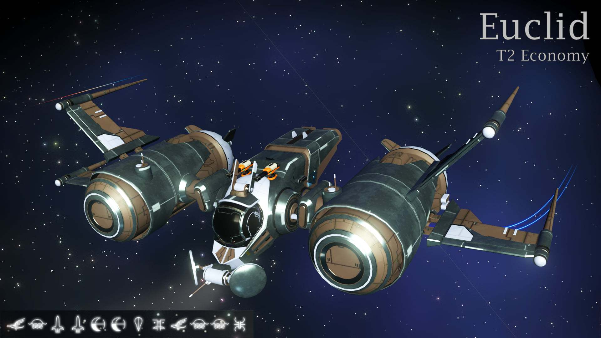 Chrome / White Bubble-Cockpit Hopper T3 X-Wing Explorer Euclid Galaxy T2 Economy | Scrolller