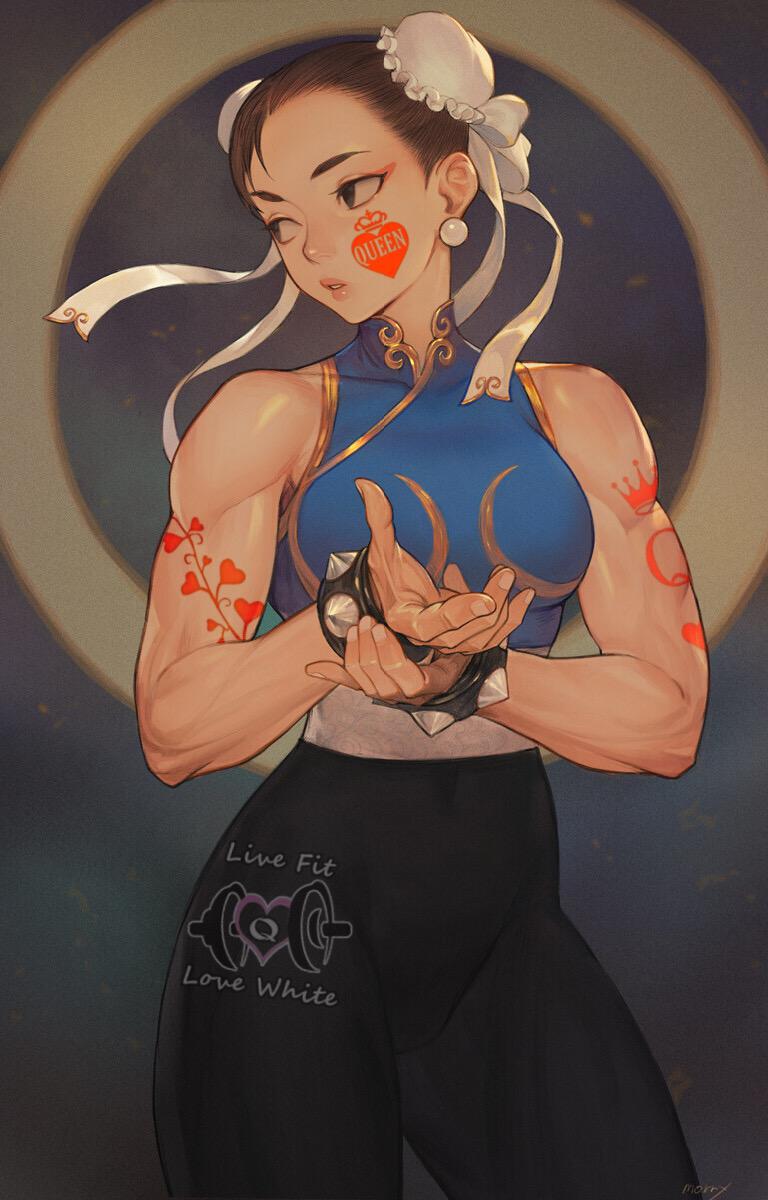 Chun Li: A beautiful Queen of Hearts. | Scrolller