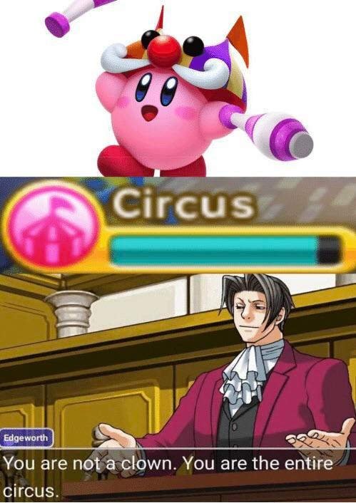 Circus Kirby be like | Scrolller