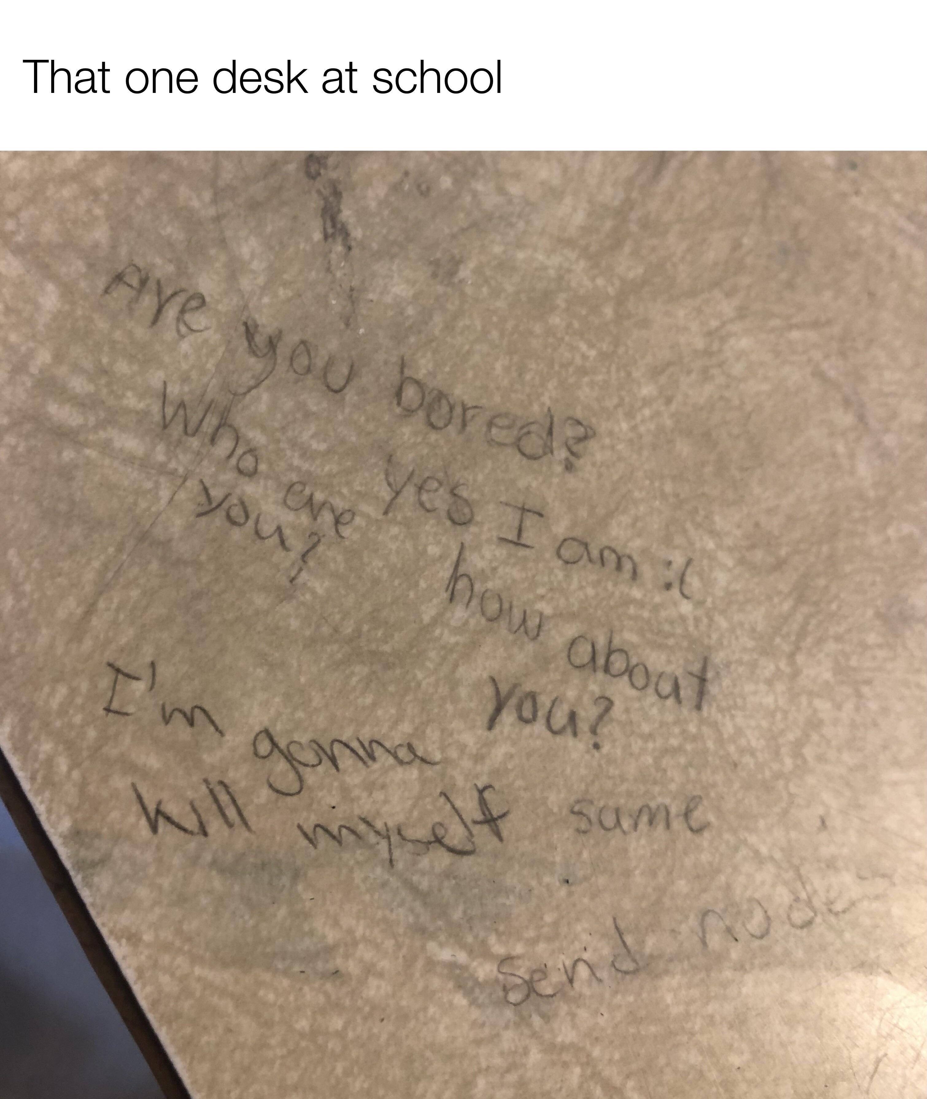 Class was pretty boring | Scrolller