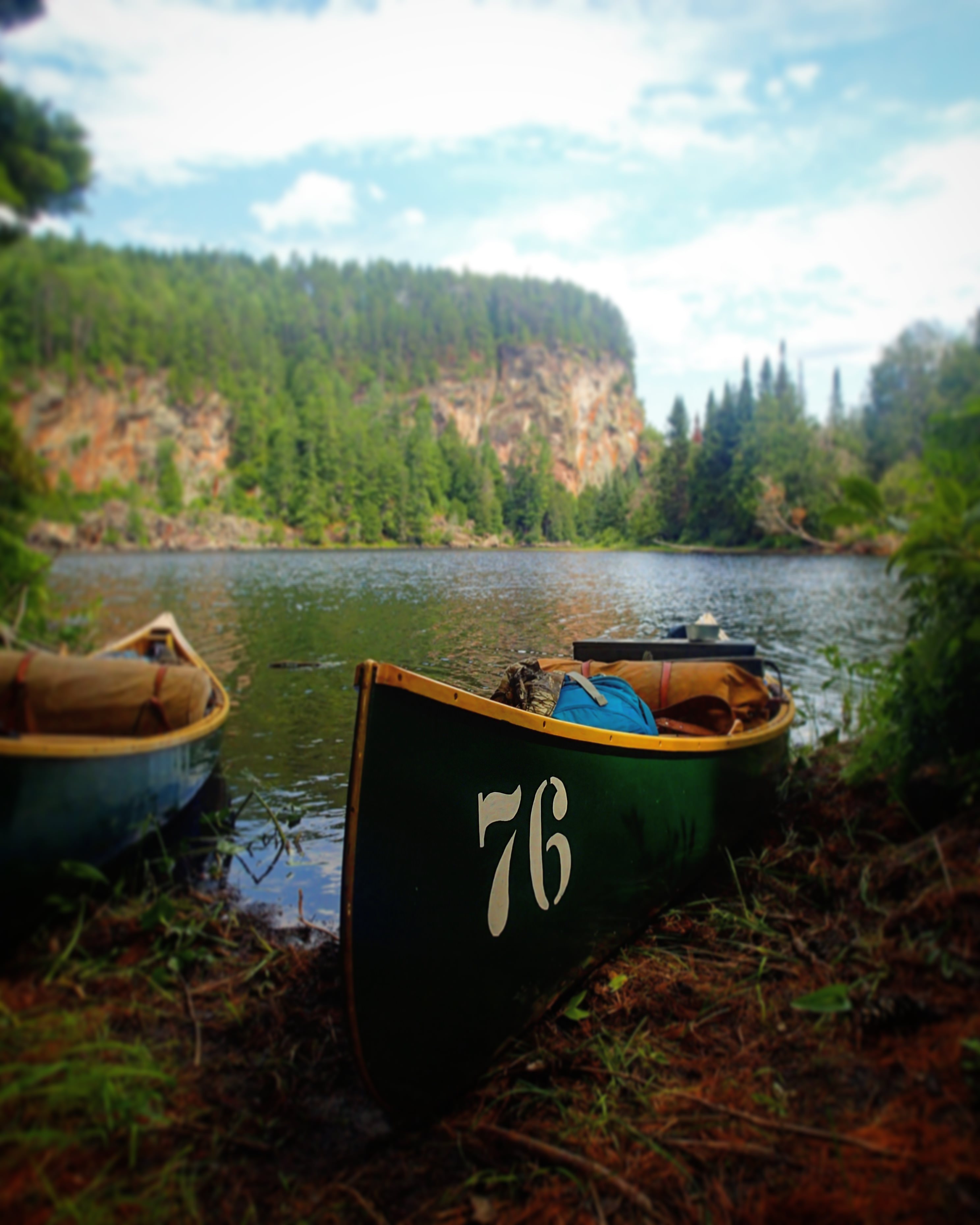 Classic camping done right. Petawawa River, Algonquin Park. | Scrolller