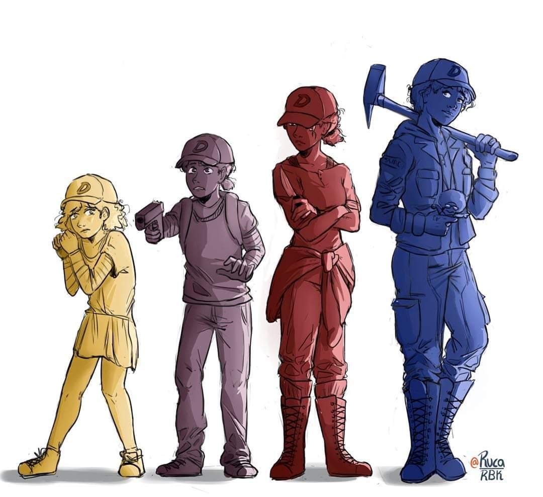 Clementine Evolution by @rucarbk | Scrolller