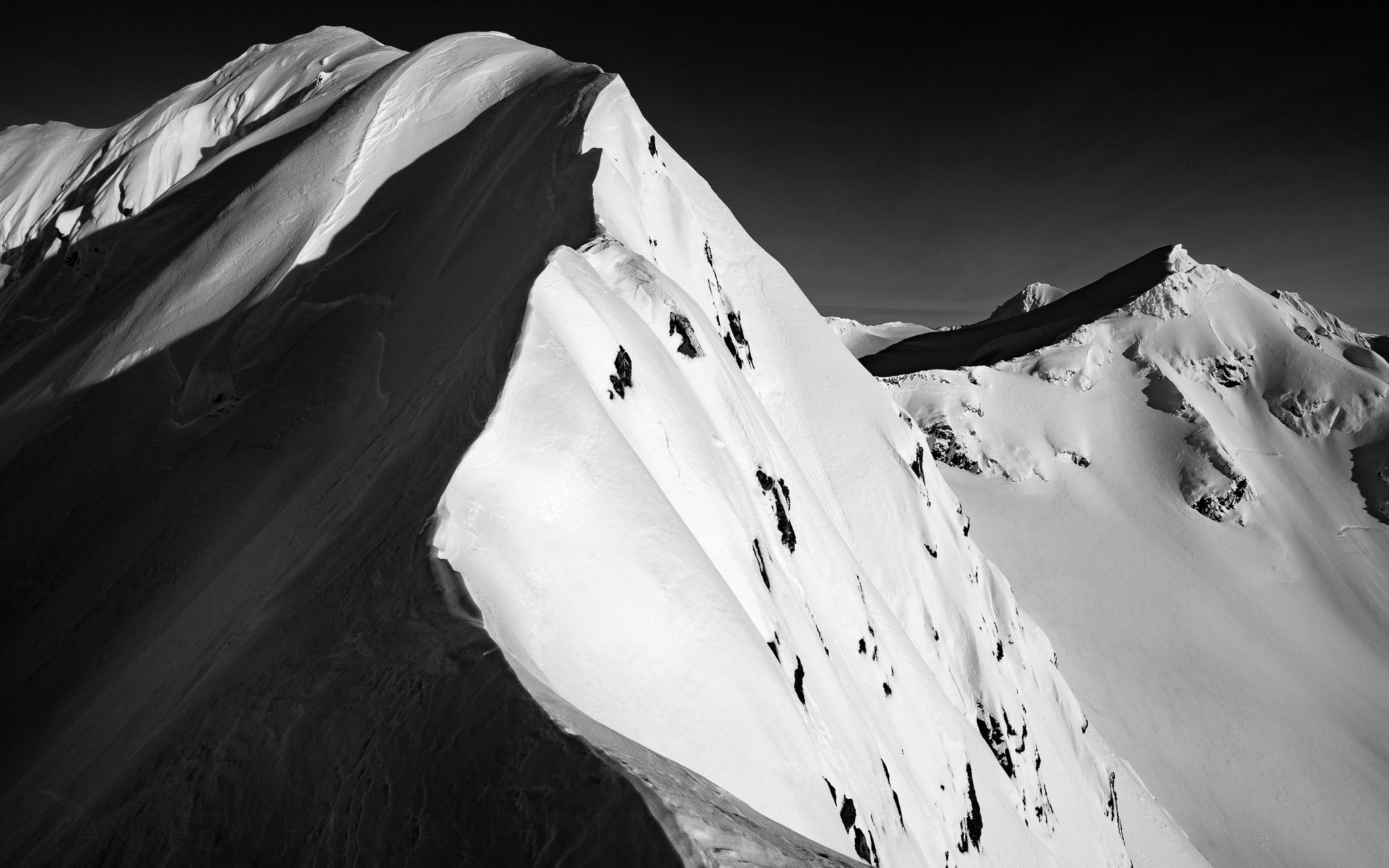 Climbing the summit ridge of Explorer Peak (Alaska) | Scrolller
